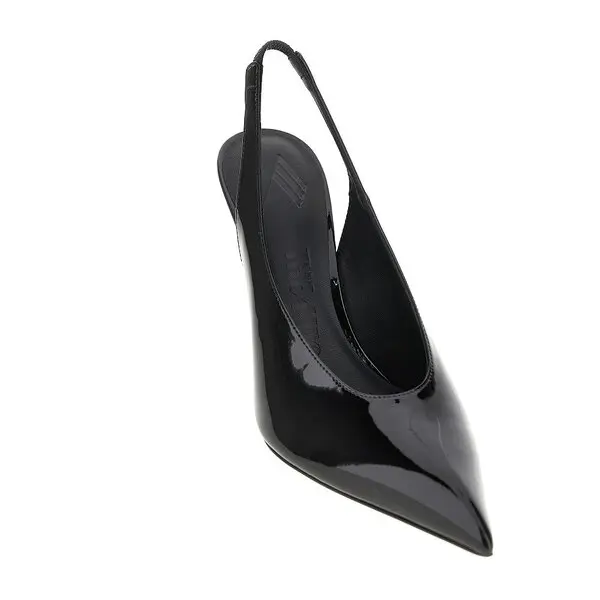 Attico Viper' Faux Patent Leather Slingback