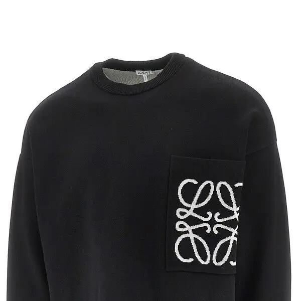 Loewe Anagram' Pocket Cotton-blend Weater