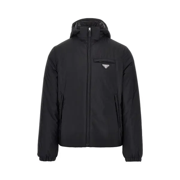 Prada Re-nylon Down Jacket - Black