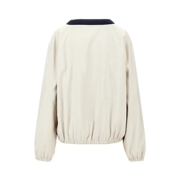 Miu Miu Tec Pongé Sweatshirt - Beige