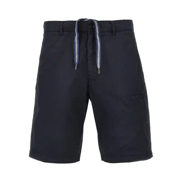 Aspesi Cotton Micro Twill Shorts - Blue