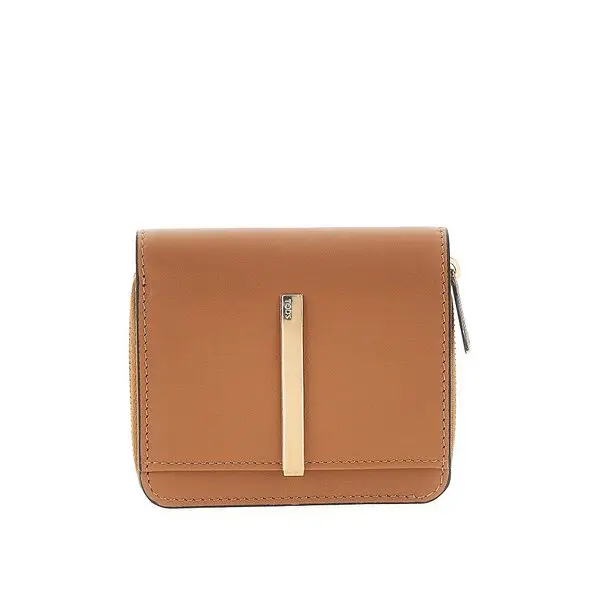 TOD'S Leather Small Bi-fold Wallet - Brown