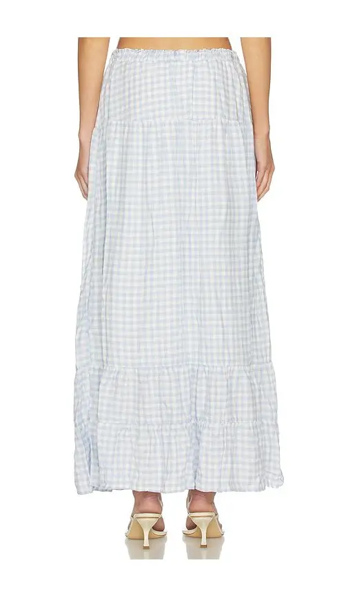 Peixoto Riley Maxi Skirt In Baby Blue