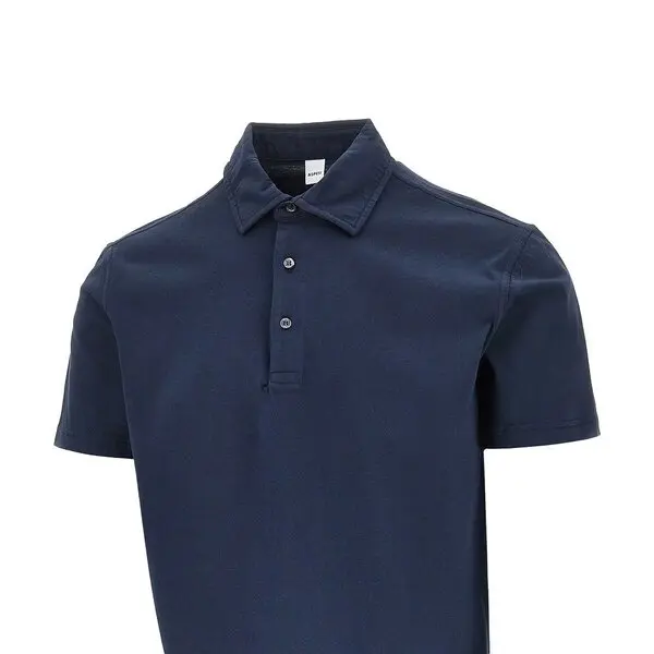 Aspesi Jersey Polo Shirt - Blue