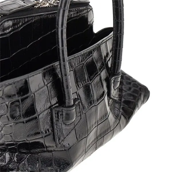 Attico La Passeggiata' Leather Croc Effect Mini Bag