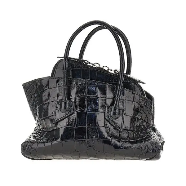 Attico La Passeggiata' Leather Croc Effect Mini Bag