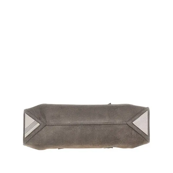 Attico La Passeggiata' Suede Leather Bag - Grey