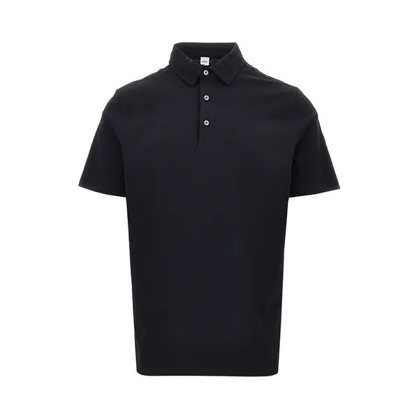 Aspesi Jersey Polo Shirt - Black