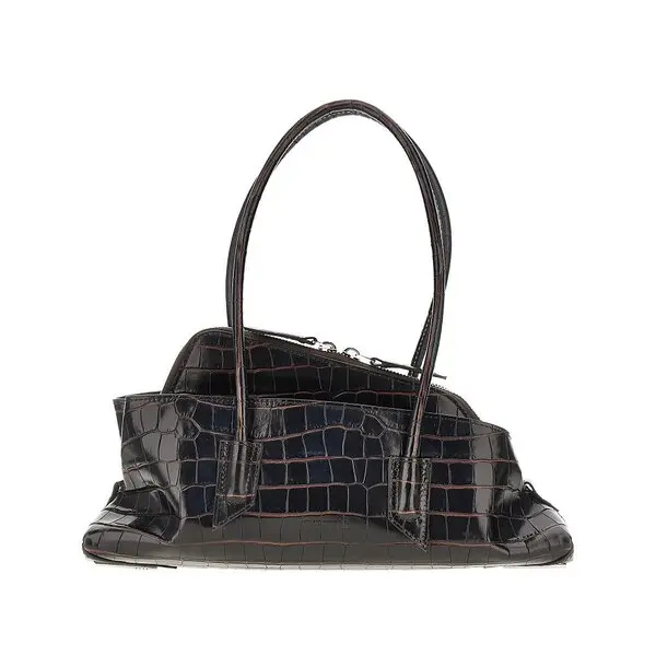Attico Croco-print Leather Small La Passeggiata Bag