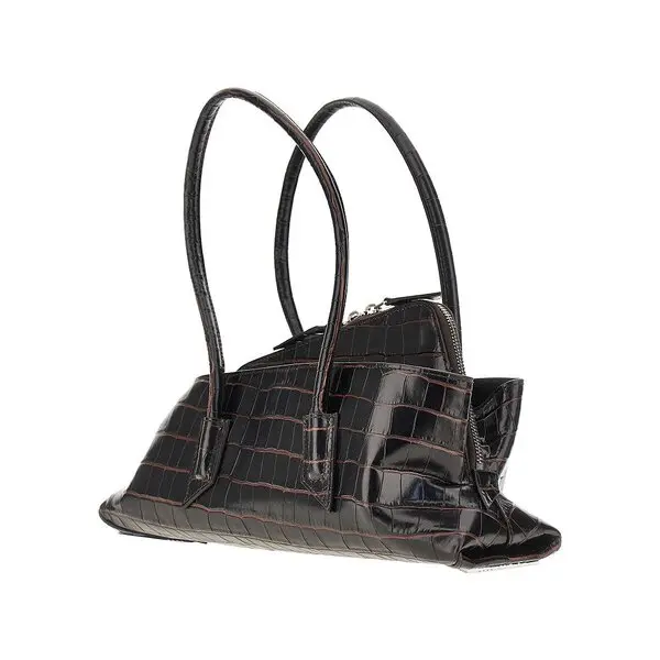 Attico Croco-print Leather Small La Passeggiata Bag