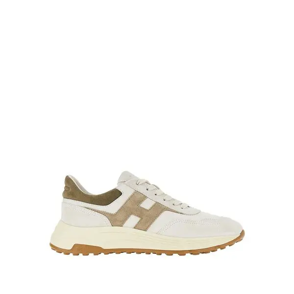 Hogan Hyperlight Leather Sneakers With Suede Details - Multicolor
