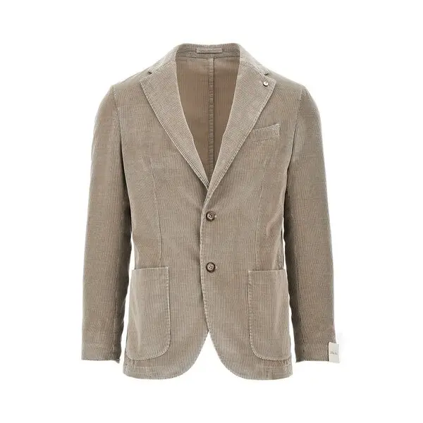 L.B.M. 1911 Corduroy Single-breasted Jacket - Beige