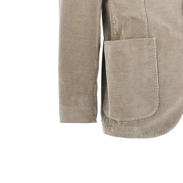 L.B.M. 1911 Corduroy Single-breasted Jacket - Beige