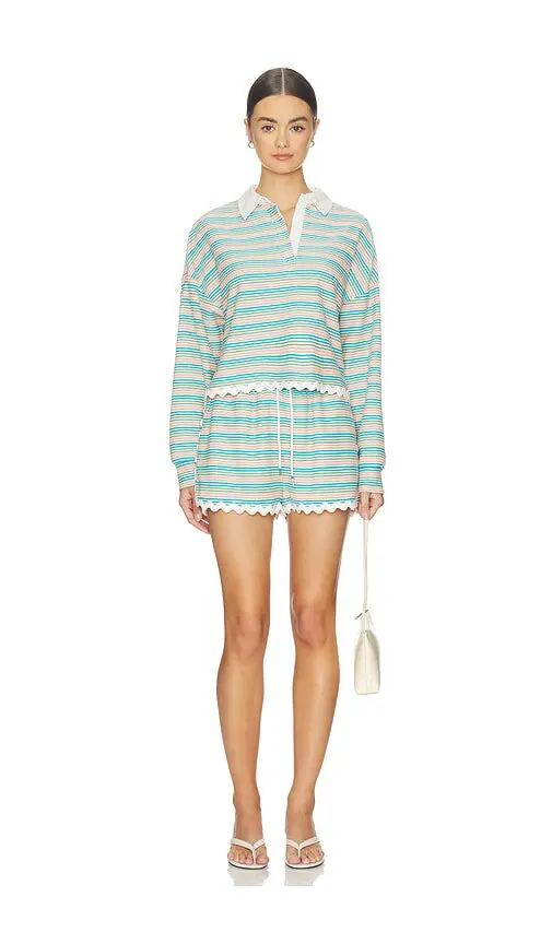 Saylor Nadine Set In Blue,green