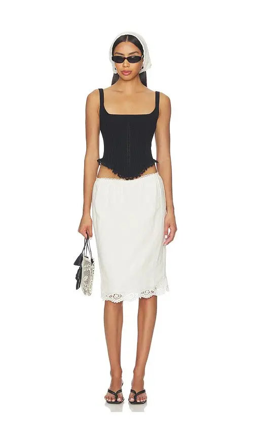 Lpa Suzy Knit Corset Top