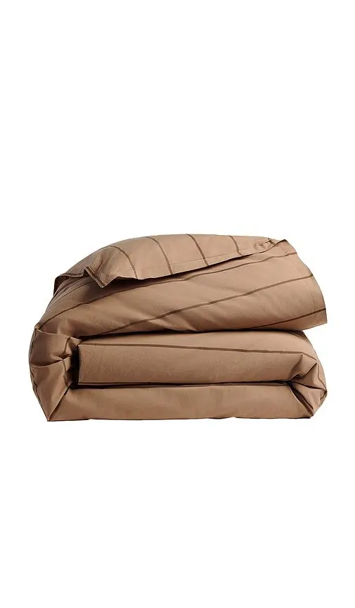 PARACHUTE Percale Duvet Cover In Red