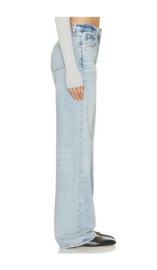 7 For All Mankind Tess Trouser Jean In Blue