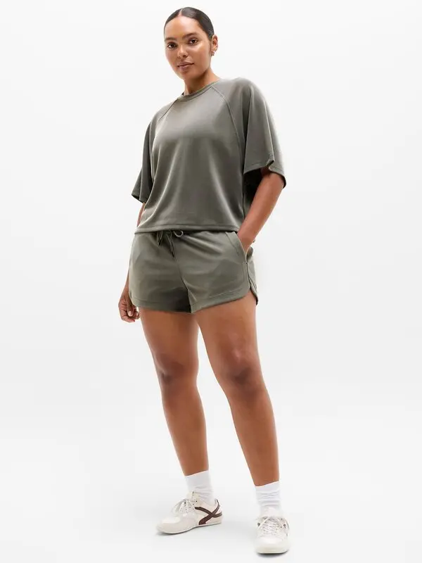 Athleta Seasoft Mid Rise 4" Short - Jungle