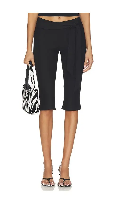 TIGER MIST Capri Pants With Tie Waist