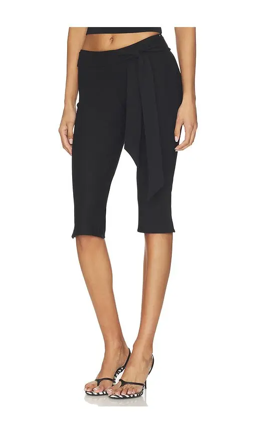 TIGER MIST Capri Pants With Tie Waist