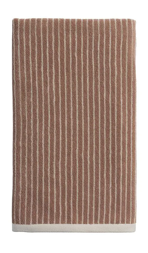 PARACHUTE Pinstripe Bath Towel - Red