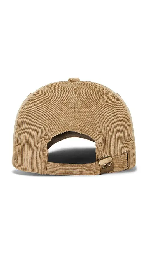 LEND I Think About Is Golf" Corduroy Baseball Cap - Beige