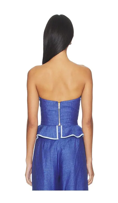 Azulu Vaiana Strapless Top - Blue