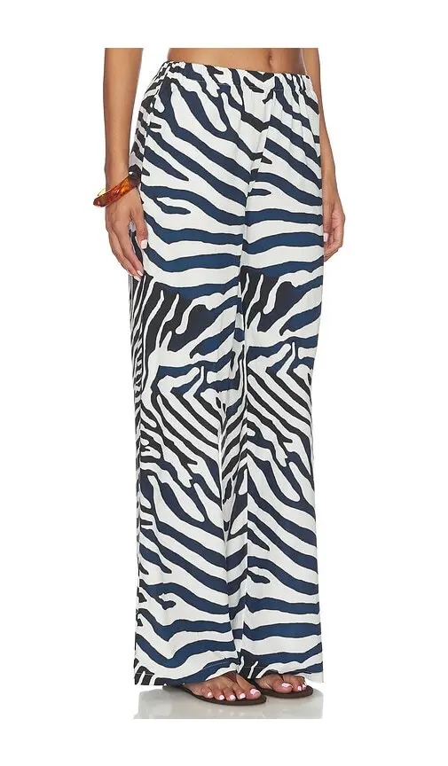 SEVEN WONDERS Elasticated Palazzo Pant - Navy