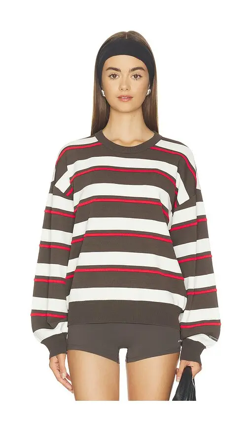 P.E Nation Retreat Stripe Sweater