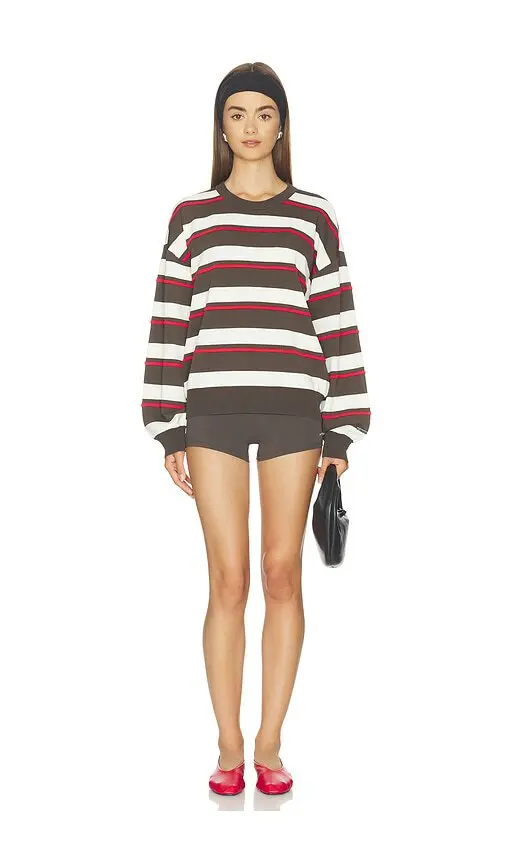P.E Nation Retreat Stripe Sweater