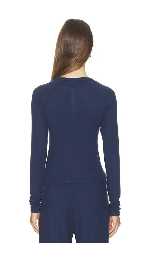 P.E Nation Haven Longsleeve Top With Partial Snap Button Closure