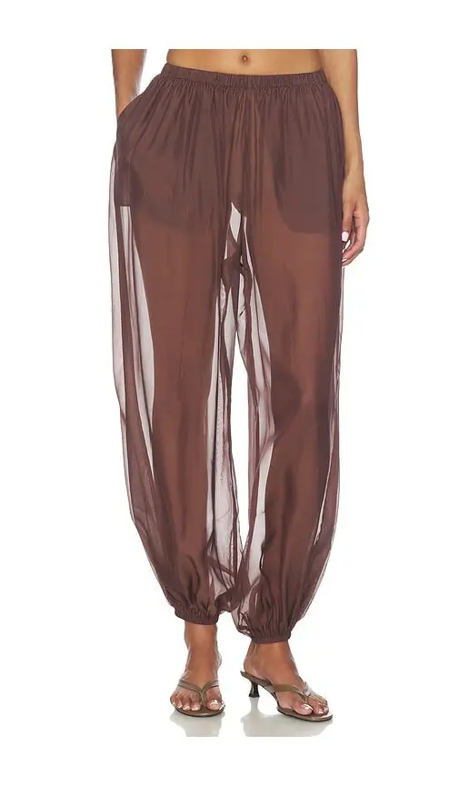 EAVES Kai Balloon Pant - Brown