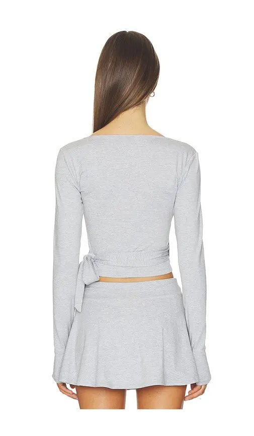 WELLBEING + BEINGWELL Loungewell Light Turner Wrap Top