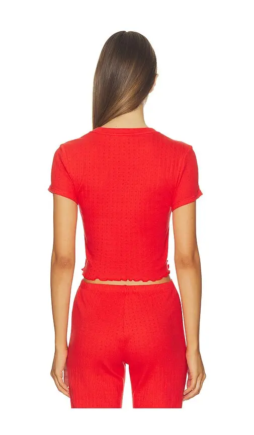 WELLBEING + BEINGWELL Auryn Tee - Red
