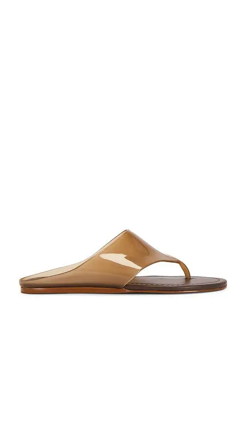 Farm Rio Jelly Thong Flat Sandal - Brown