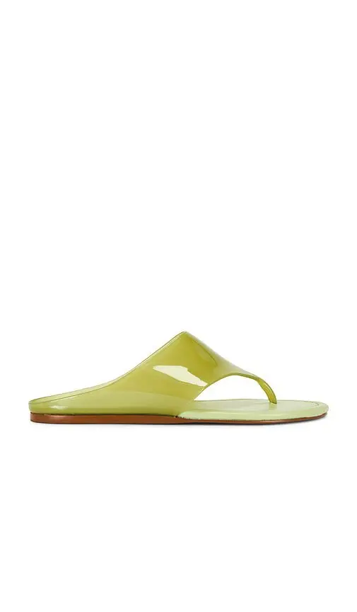 Farm Rio Jelly Thong Flat Sandal - Green