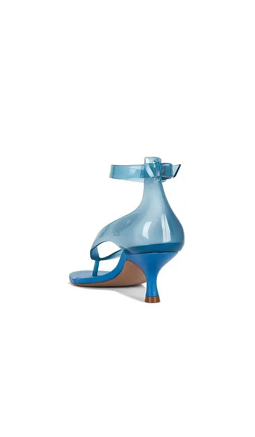 Farm Rio Jelly Heel Sandal With Ankle Strap - Blue