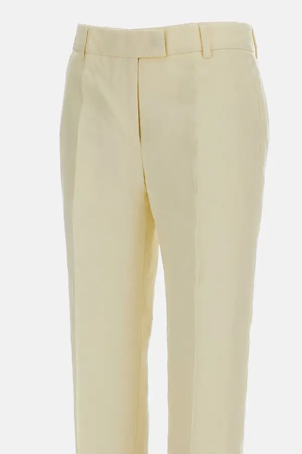 Alberto Biani Linen-blend Trousers
