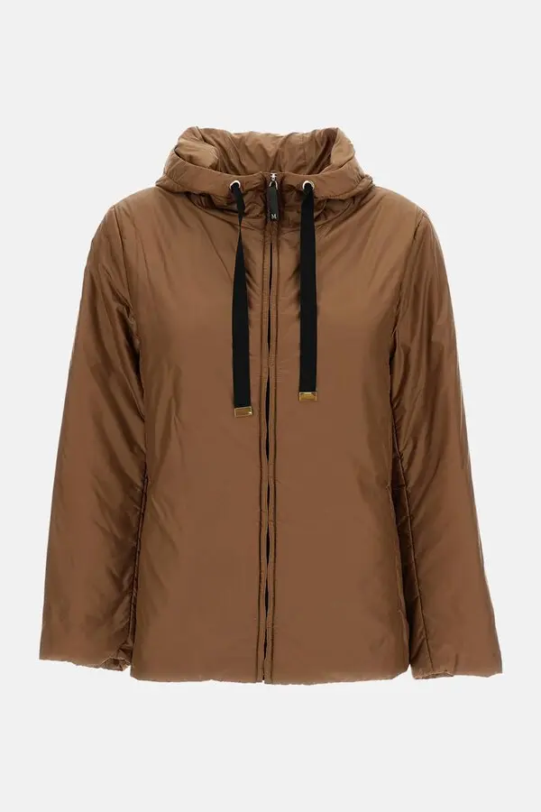 Max Mara Hooded Jacket - Marrone
