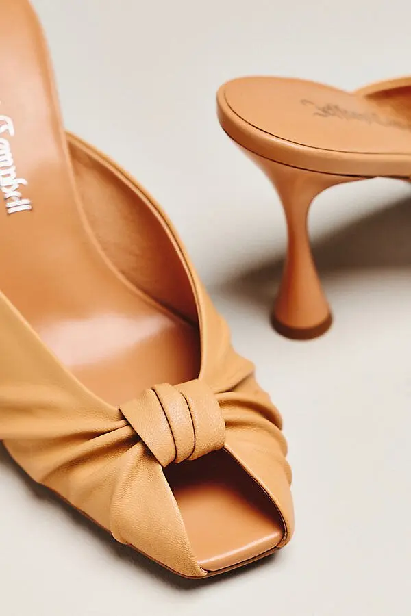 Jeffrey Campbell Twista Mule Heels - Beige