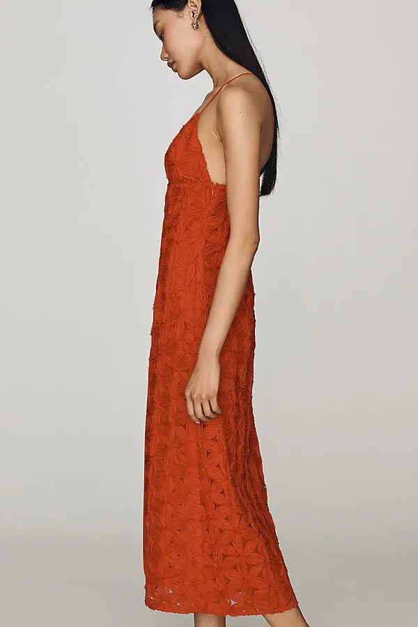 Endless Rose Textu Midi Dress