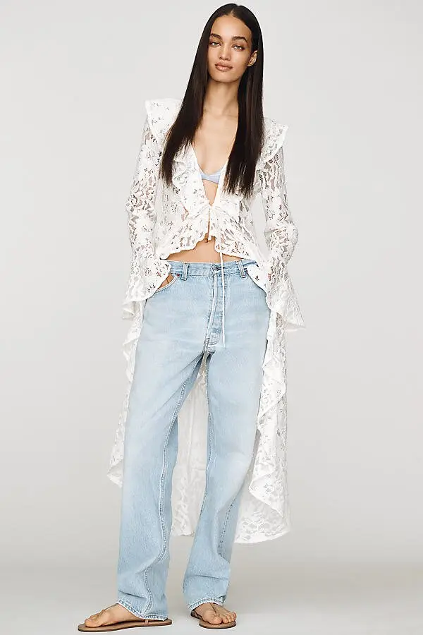 ALIGRACE Brigette High-rise Straight-leg Jeans - Light