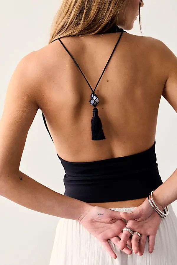 Free People Clarissa Tassel Necklace