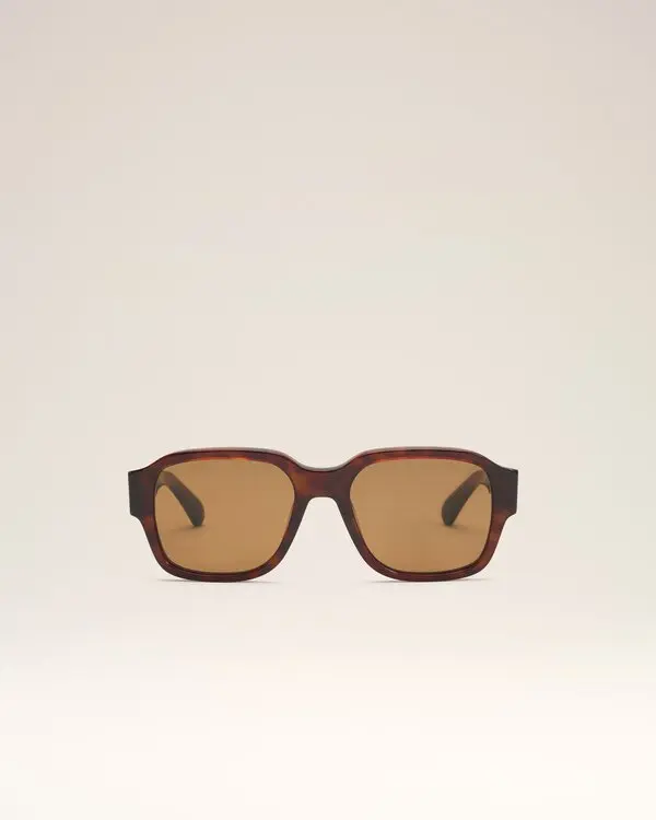AMI Paris Brown Acetate 75006 Sunglasses Grey