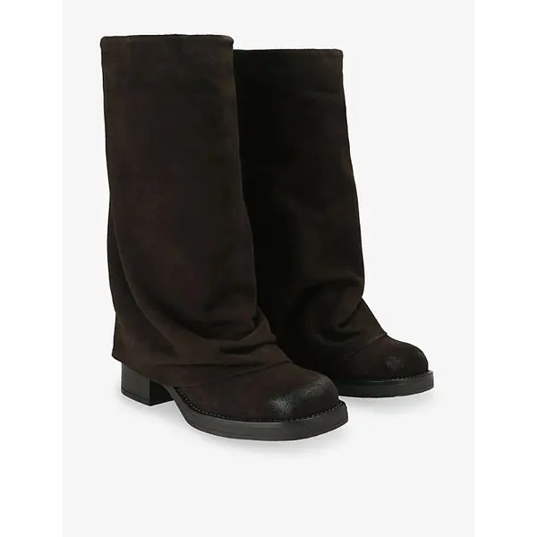 Steve Madden Benton Suede Boots - Brown