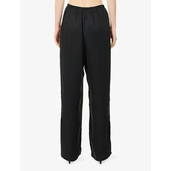 Dissh Xena Side-split Wide-leg Woven Trousers
