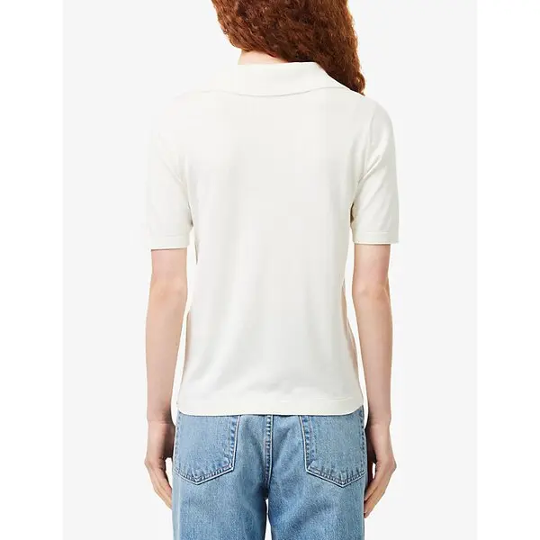 Max Mara Silk And Wool Open-collar Jumper