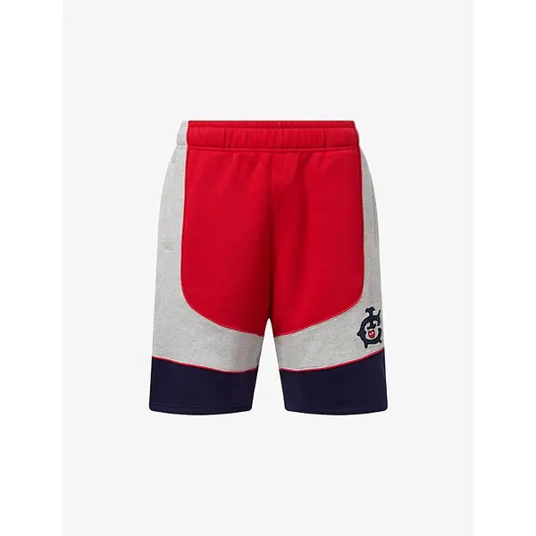 ICECREAM Panelled Cotton-jersey Shorts