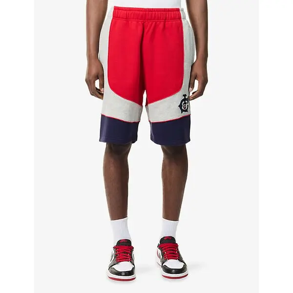 ICECREAM Panelled Cotton-jersey Shorts
