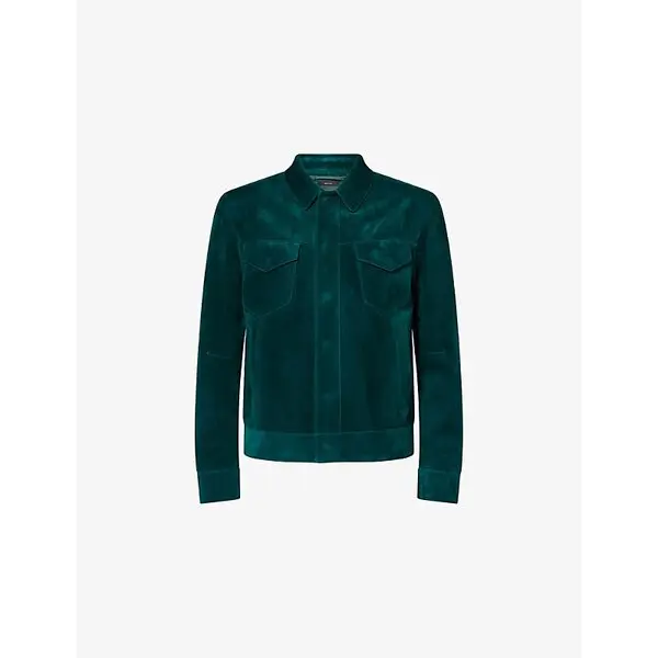 TOM FORD Suede Western Collared Jacket